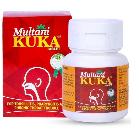 Multani Kuka Tablet Infection & Tonsils Irritation & Chronic 100 ...