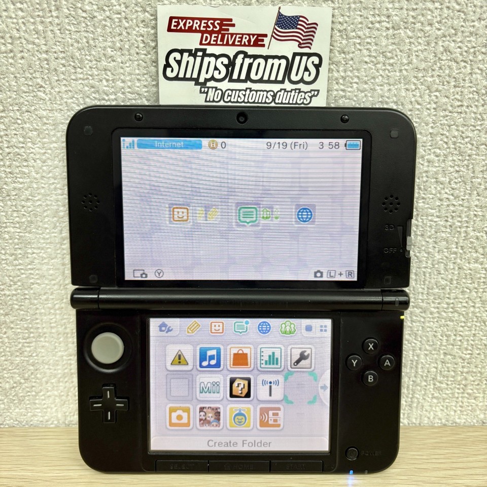 Nintendo 3DS / 3DS XL LL Region Free Console Used RANK A/B U.S Shipping ...