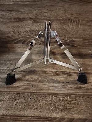 Chrome Plated Drum Stand Tripod Silver - 9" High | eBay UK