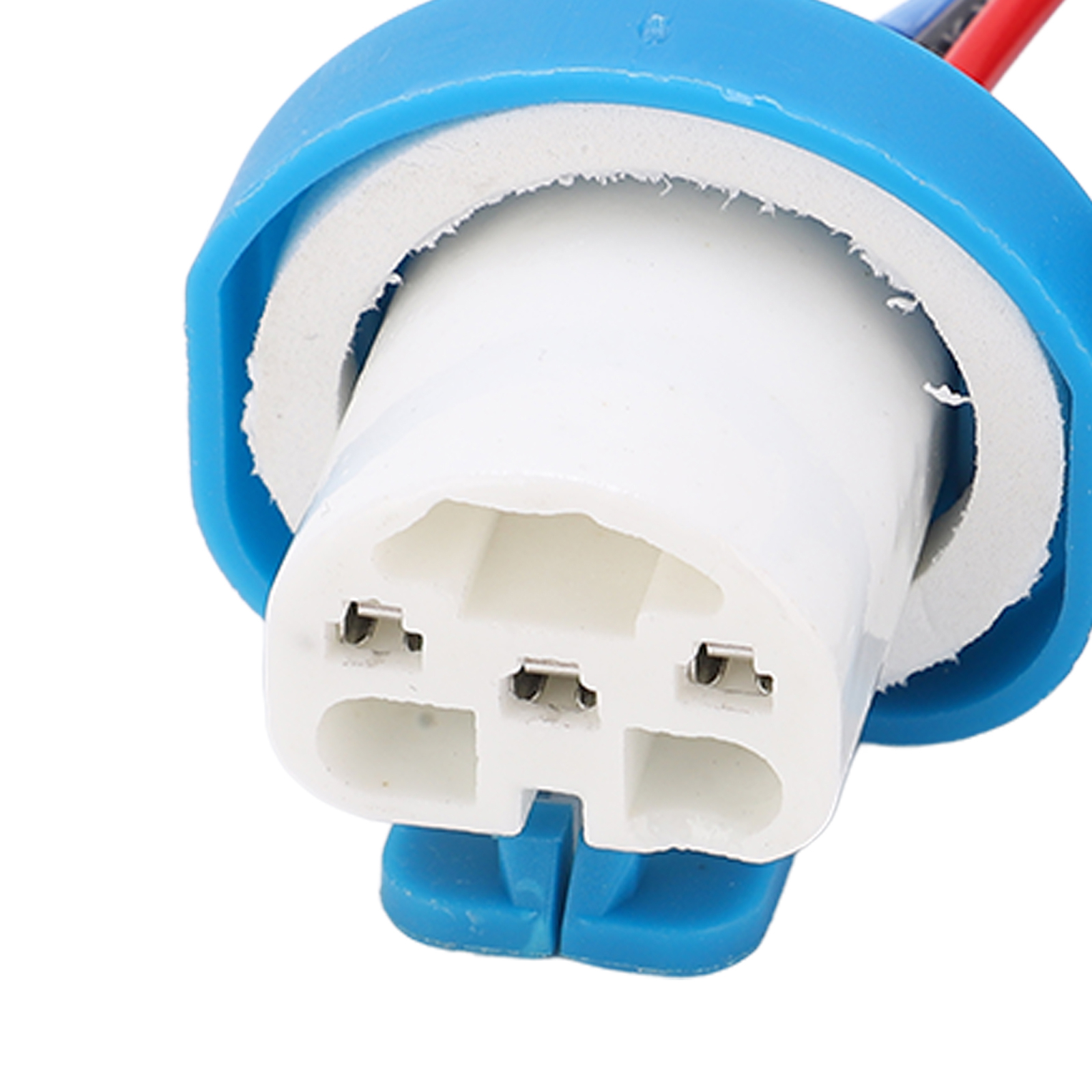 2PCS 9007‑2 Headlight Ceramic Female Base Socket Bulb Holder Wire ...