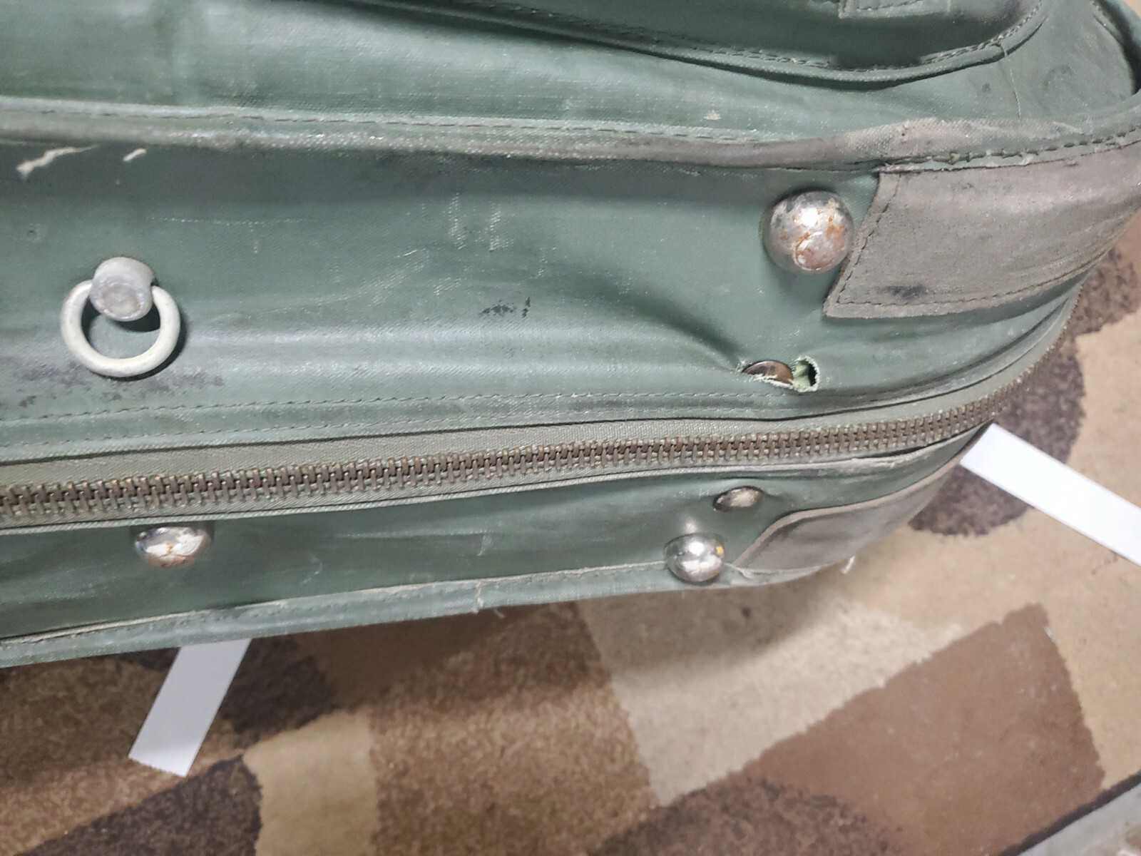 WW2 USAAF ARMY AIR FORCES PILOTS SUITCASE BAG Briefcase Mfg B-4 & Wing ...