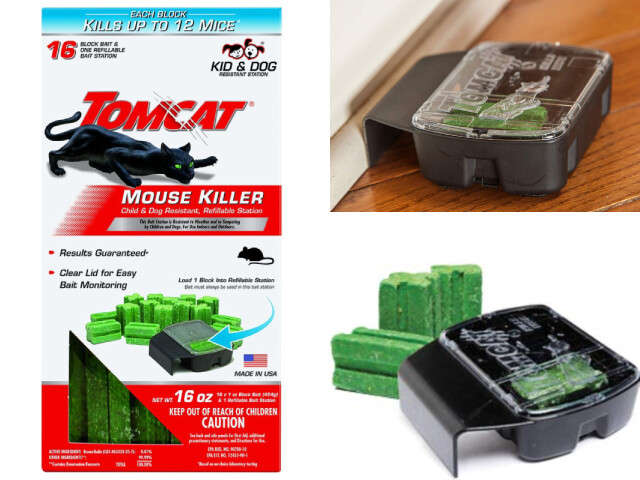 Tomcat Mouse Mice Rat Killer 16 Blocks Bait Trap Control Rodent Poison ...