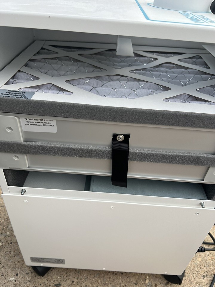 Used Vaniman Vanguard Mobile 2.0 Extraoral Dental Aerosol Suction Unit ...