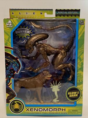 Aliens Xenomorph Runner 7" Figure Glow in the Dark 2022 Lanard Action ...