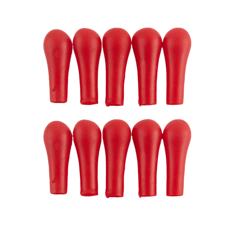 10pcs Dropper Red Rubber Bulb Head Dropping Bottle Insert Pipette Lab ...