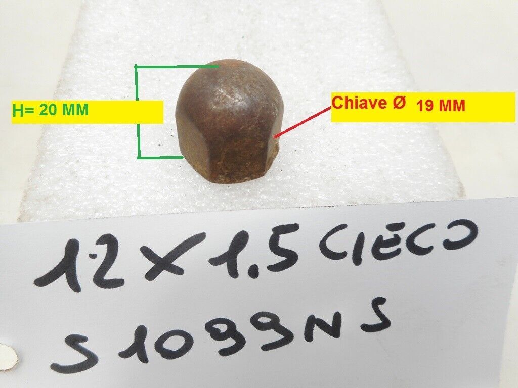 12x1.5MM Round Head Steel Hex Blind Socket 19MM Key | eBay