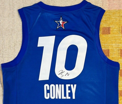 Mike Conley Signed Autograph 2021 NBA All Star Game Jersey Grizzlies ...