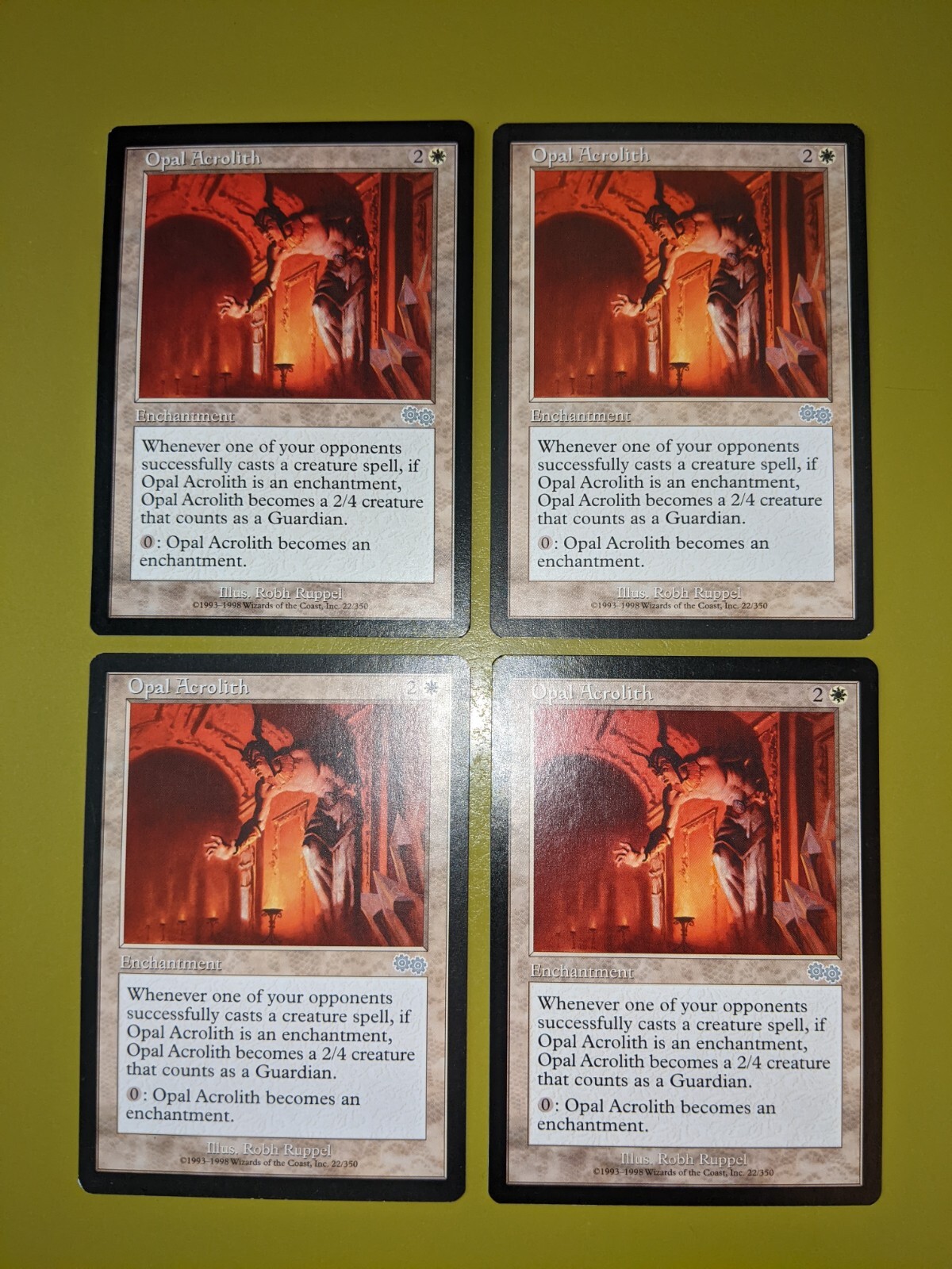 Opal Acrolith x4 Urza's Saga 4x Playset Magic the Gathering MTG | eBay
