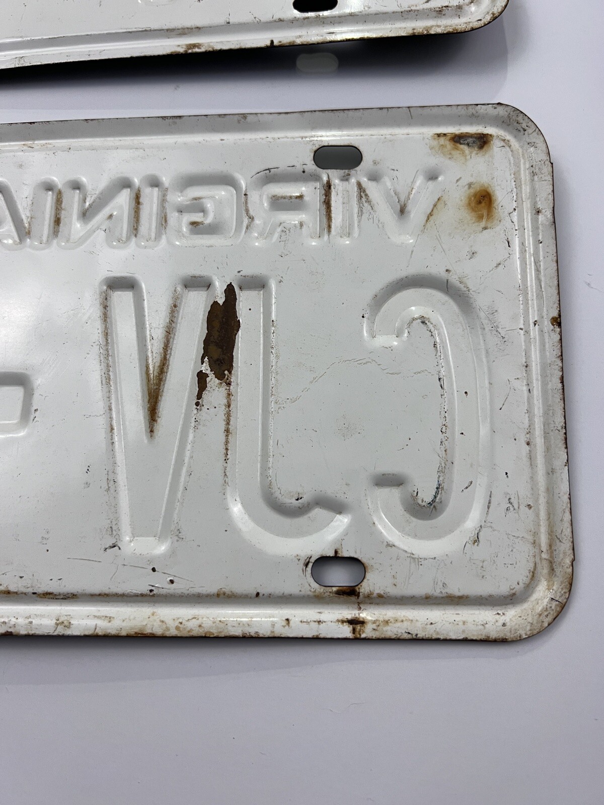 VINTAGE 1972 VIRGINIA VA ANTIQUE AUTOMOTIVE LICENSE PLATE PAIR Set Of 2 ...