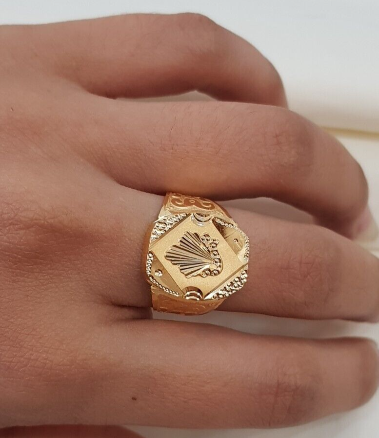 Royal Gold Ring 22K Gold Men Ring Amazing Valentine Gifts Men Gold Ring ...