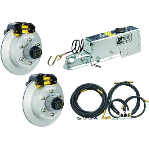 Dexter 12" Eliminator Vented Disc Brakes w/ Vortex Hubs Complete Kit ...