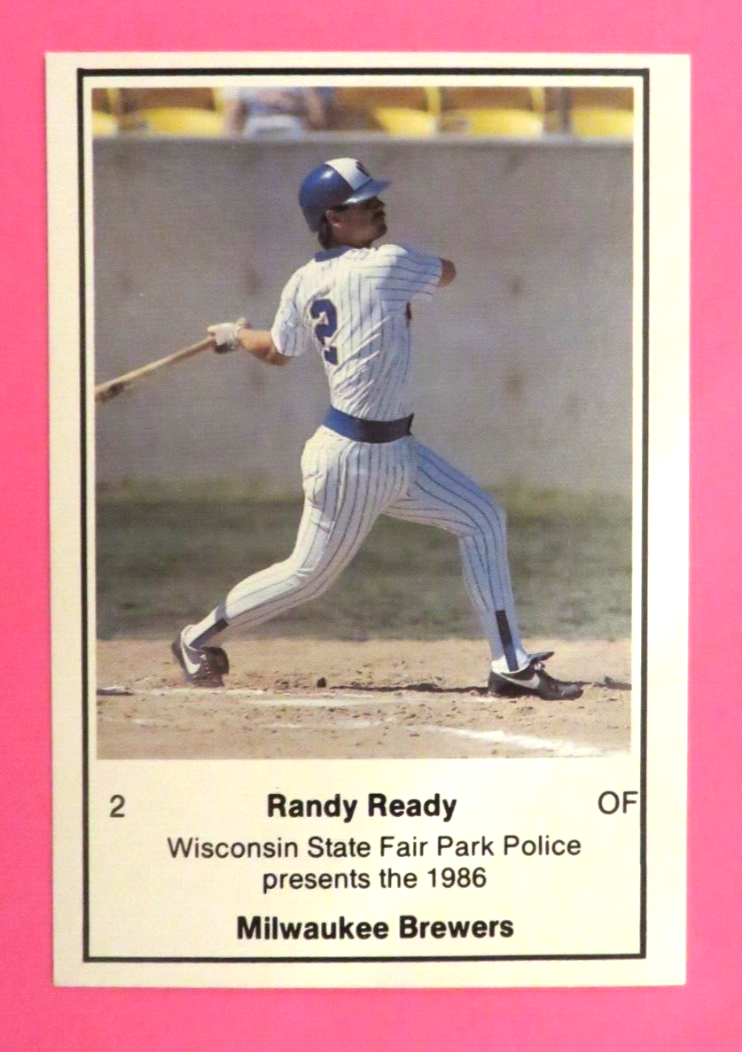 1986 Milwaukee Brewers, Wisconsin State Fair Park Police - RANDY READY ...