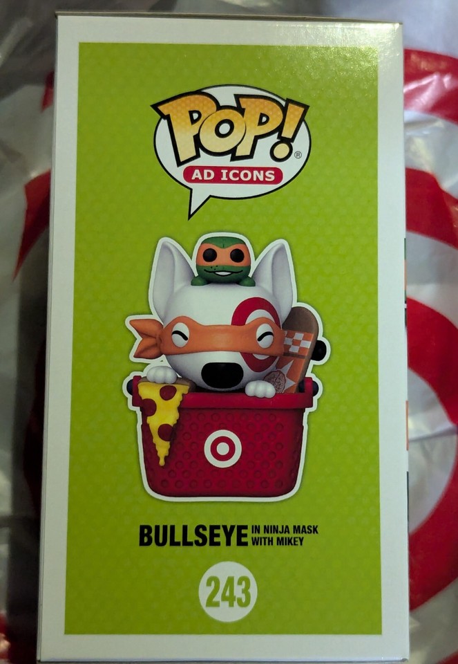 Funko Pop! Vinyl Chase Bullseye In Ninja Mask With Mikey #243 In Hand ...