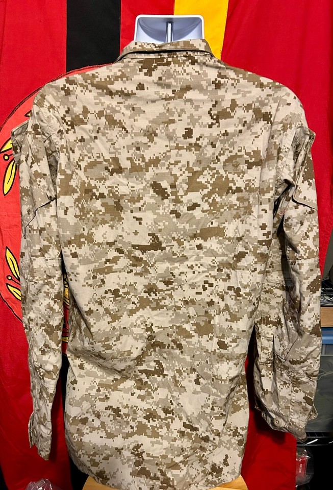 US Navy USN NWU Type II Working Uniform Blouse Shirt Medium X Long AOR2 ...