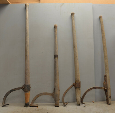 4 antique cant hook lumber log tool logging pick up hooks collectible ...