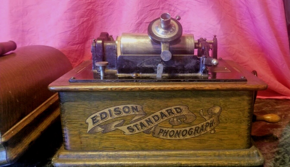 1898 EDISON Standard PHONOGRAPH. It Works! Good Condition! | eBay