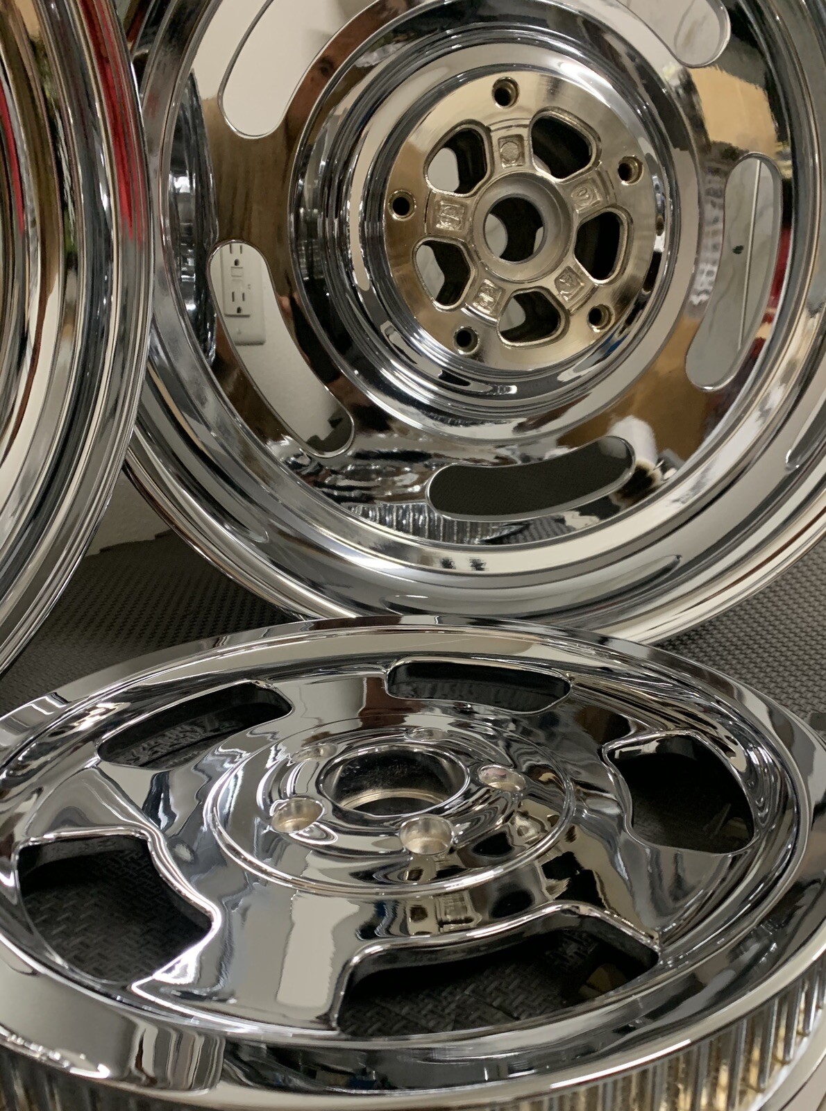 Harley Chrome Slotted Wheels 2007-17 Night Rod Special VROD VRSCDX Rims ...
