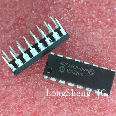 1PCS MCP3208-CI/P MCP3208-BI/P 12-bit A/D Converter IC New Microchip ...
