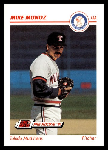 1991 Line Drive AAA #593 Mike Munoz Toledo Mud Hens Baseball Card | eBay
