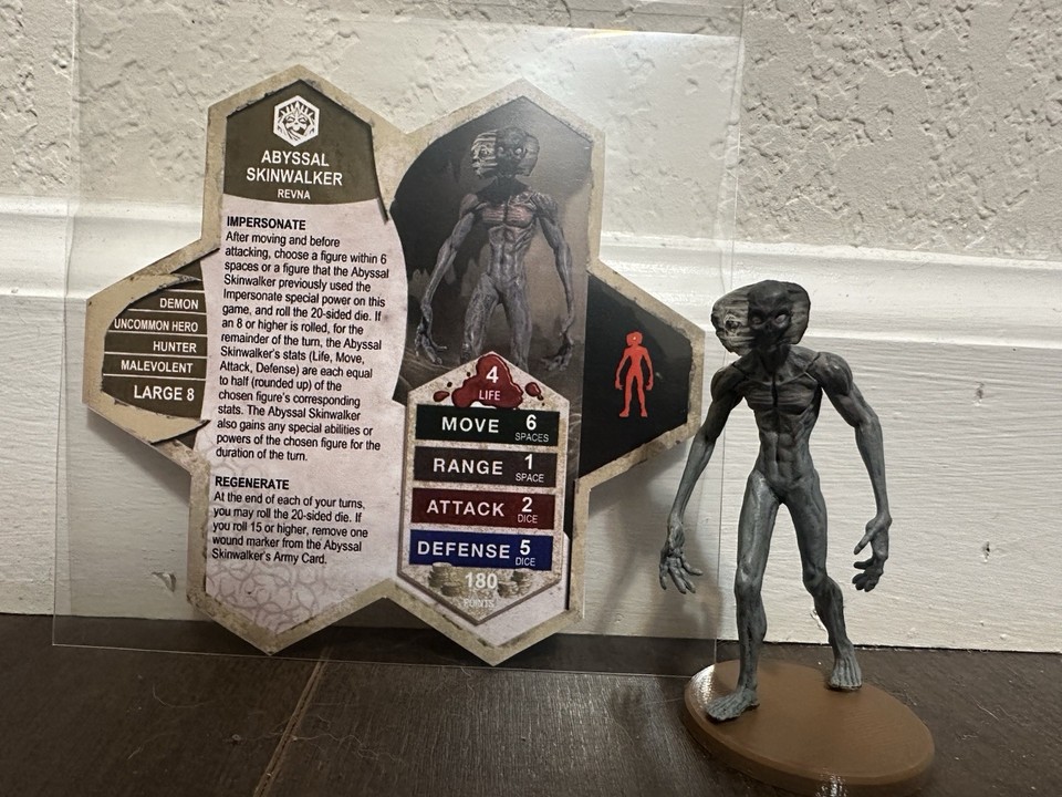 Heroscape Custom “Abyssal Skinwalker” Revna Undead Demon Giant Figure ...