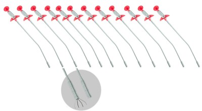 12PC NON-MAGNETIC FLEXIBLE MECHANIC CLAW 24" PICK-UP SPRING LOADED ...