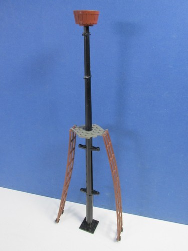 LG vintage LEGO pirate boat SHIP complete black MAST RIGGING CROWS NEST ...