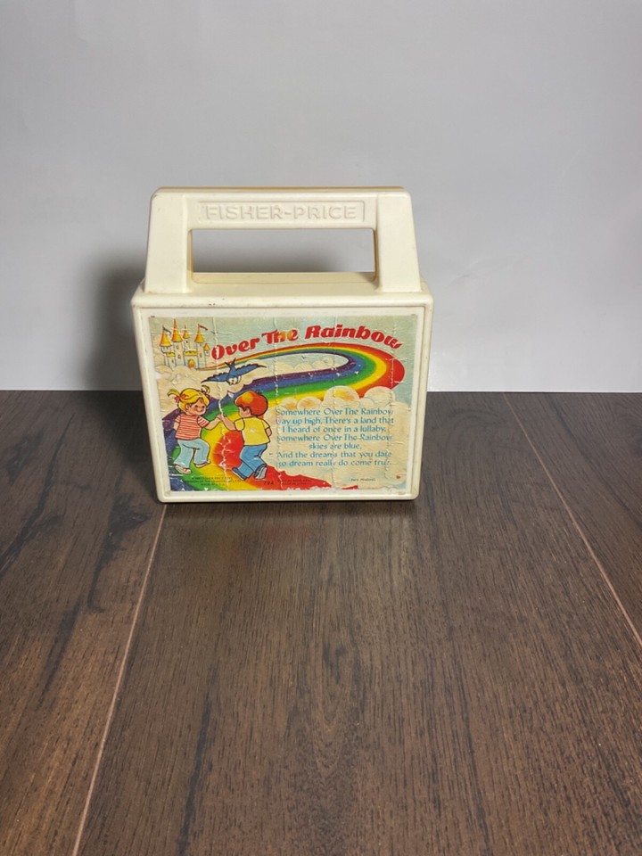 Vintage 1981 Fisher Price Over the Rainbow Radio Music Box Toy | eBay