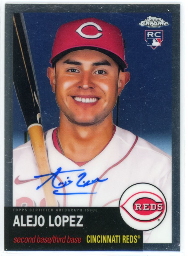 2022 Topps Chrome Platinum Autographs Alejo Lopez RC Auto Cincinnati ...