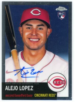 2022 Topps Chrome Platinum Autographs Alejo Lopez RC Auto Cincinnati ...
