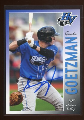 2013 Hudson Valley Renegades GRANDEN GOETZMAN Signed Card autograph ...