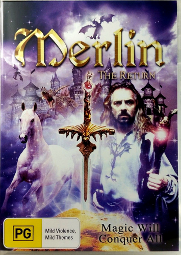 Merlin The Return DVD Movie Fantasy Family Adventure Cult Classic Rik ...