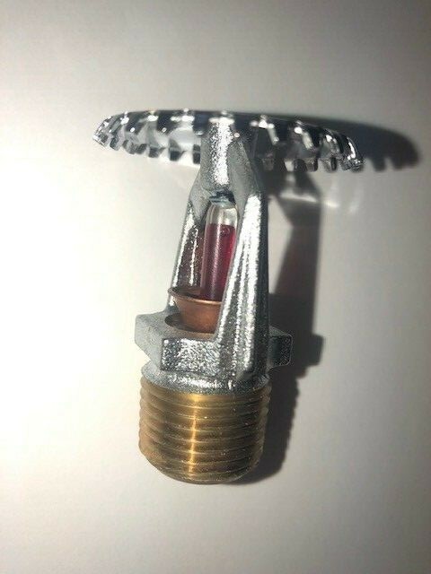 Tyco TY3231 5.6K 1/2" NPT CHROME Upright SPRINKLER HEAD 155F / 68C ...