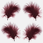 Burgundy Turkey Marabou Feathers Feathers 200 pc 2-4" Glue Sew on ...