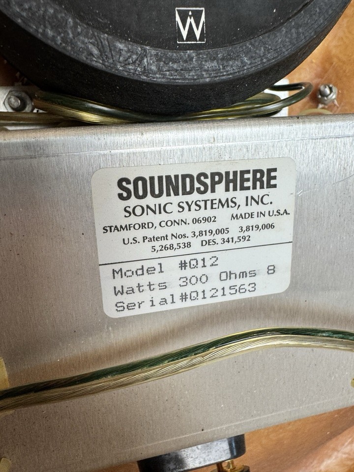 Vintage Soundsphere Q-12 Omnidirectional Speaker 300W 8 Ohm Fane ...