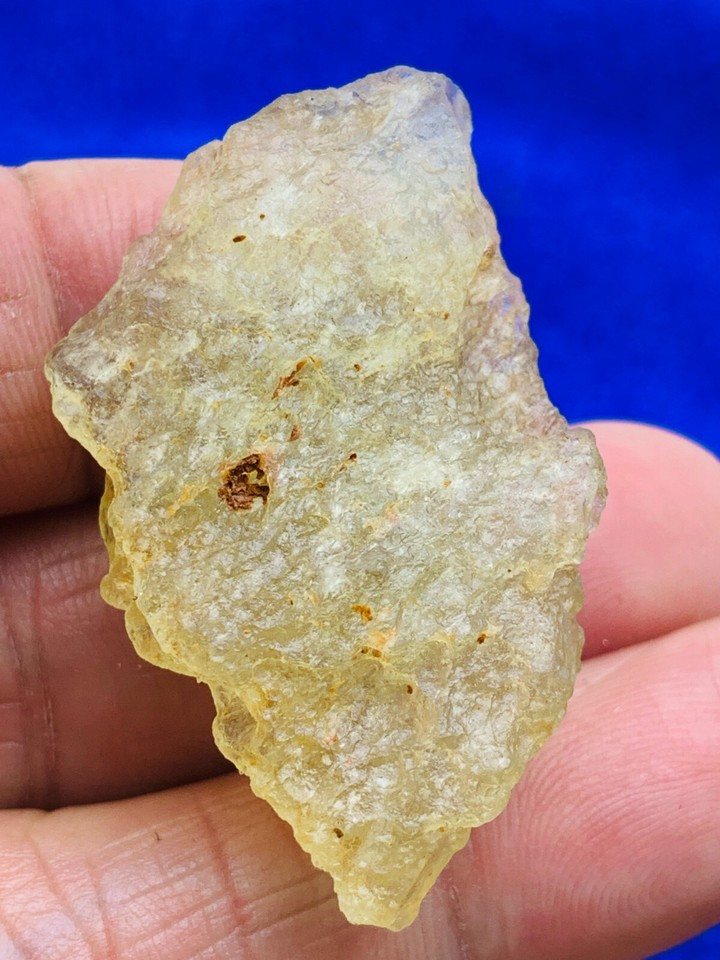 Libyan Desert Glass Meteorite Tektite Impact Stone 12gm 60ct Dimples ...