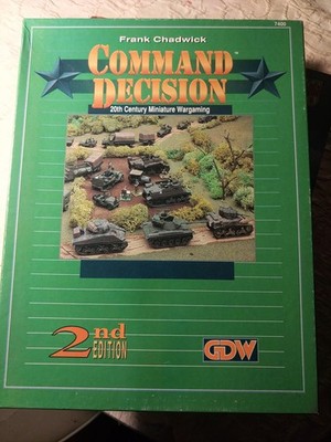 Command Decision 2nd Ed. 15mm WW2 miniature rules by GDW- new + free ...