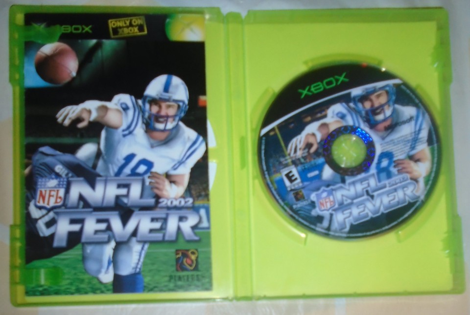 Xbox OG Exclusive NFL Fever 2002 w/OEM Case, COMPLETE TESTED 360 ...