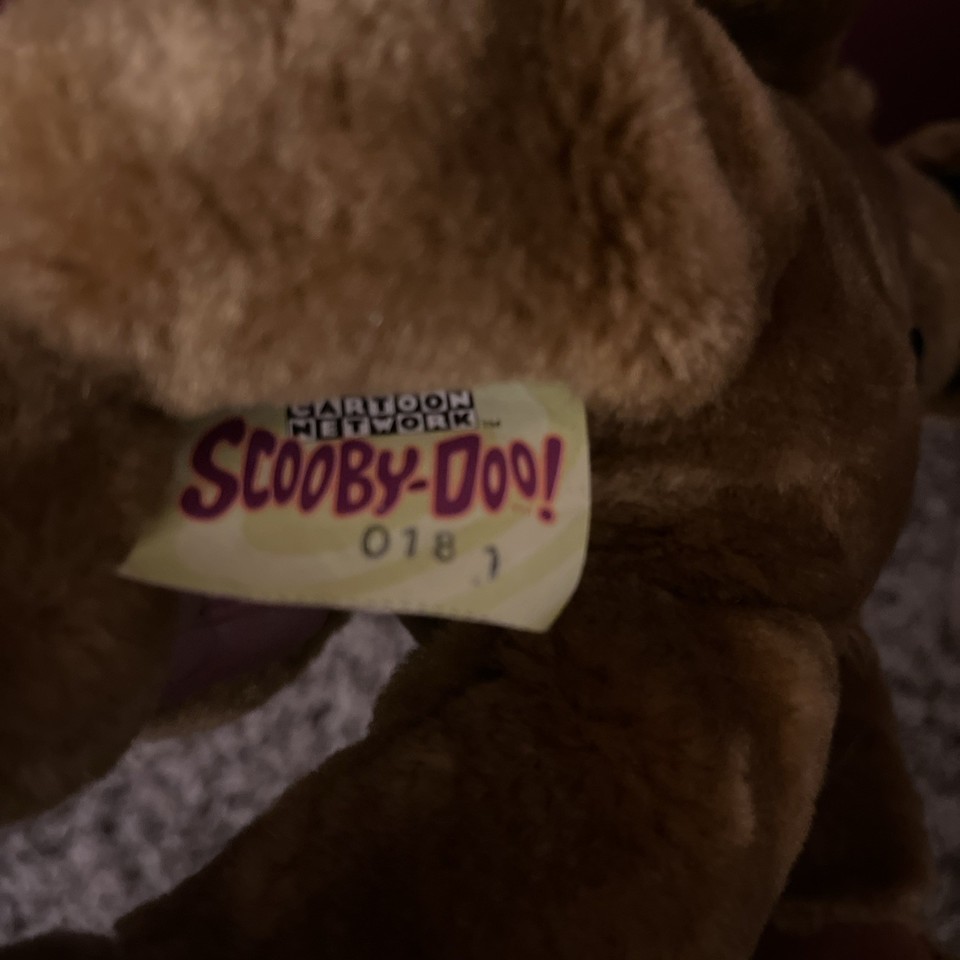 Scooby-Doo Plush 14" Vintage Cartoon Network Mystery Machine 2000 Plush ...