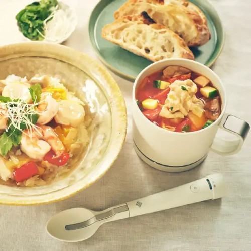 KIRIN Electric Salt Spoon ES-S002 Low-Salt Health Support Care From ...