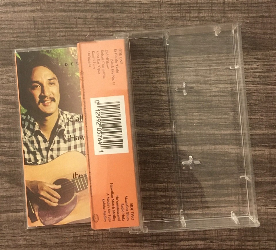 RARE HAWAIIAN MUSIC CASSETTE TAPE - HAWAIIAN SLACK KEY GUITAR GEORGE ...