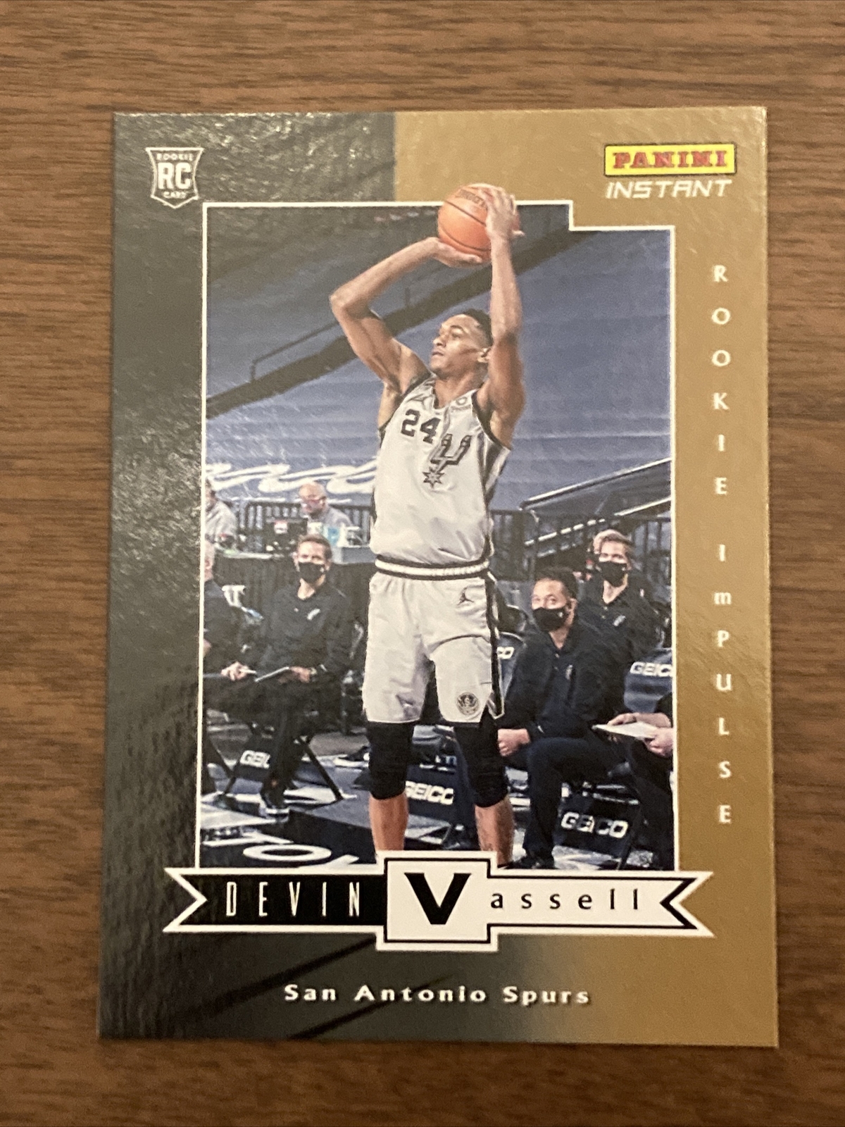 2020-21 Panini Instant NBA Rookie Impulse # 11 DEVIN VASSELL 1/1740 RC ...