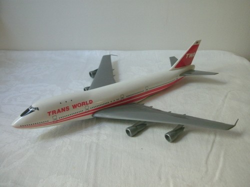 TWA Trans World Airlines Airplane Desk Model | eBay