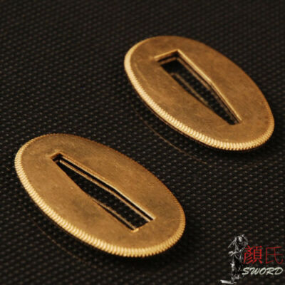 Brass Seppa Spacer Pad 2 Pieces For Samurai Sword Japanese Katana ...