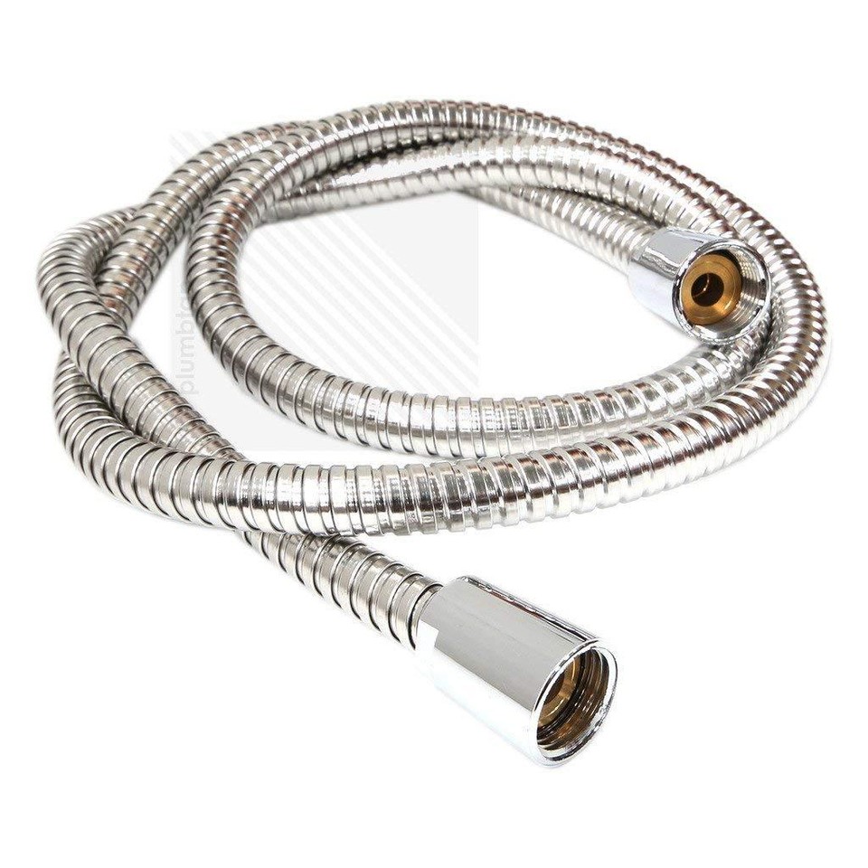 2M Stainless Steel Shower Hose 1/2" Universal Flexible Replacement Pipe ...