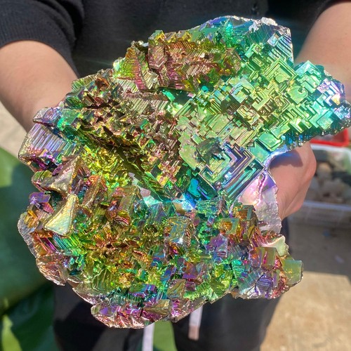 2.53LB Rainbow crystal cave quartz crystal mineral specimen spiritual ...