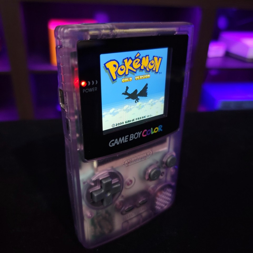 Atomic Purple Gameboy Color IPS Console Backlit LCD Screen GBC Game Boy ...