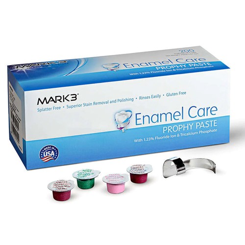 Dental Assorted and Flavors Prophy Paste, Non Splatter, 1.23% APF 50 ...