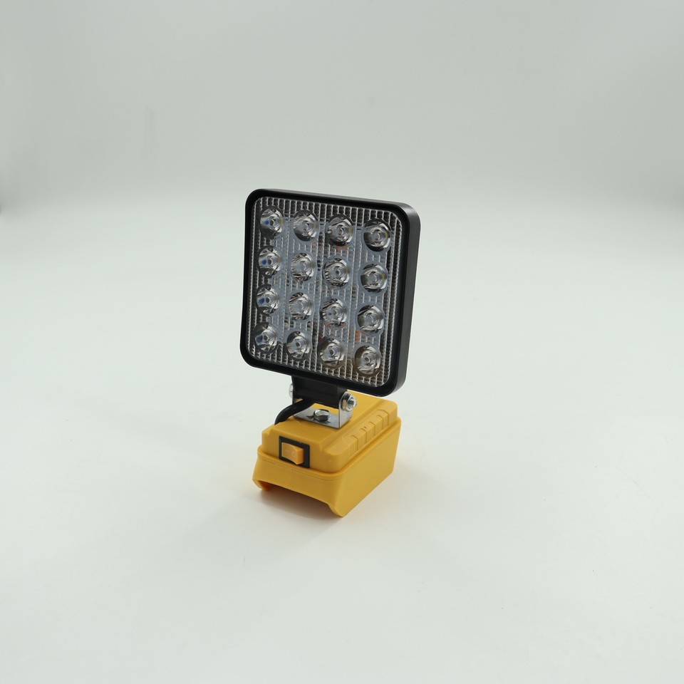 Cordless Led Work Light For De walt 20V Battery, Portable Flood Light ...