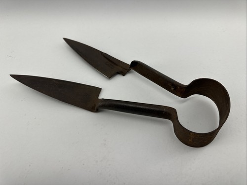 Vintage Western Shear Co. Antique Wool Sheep Goat Metal Shears Scissors ...