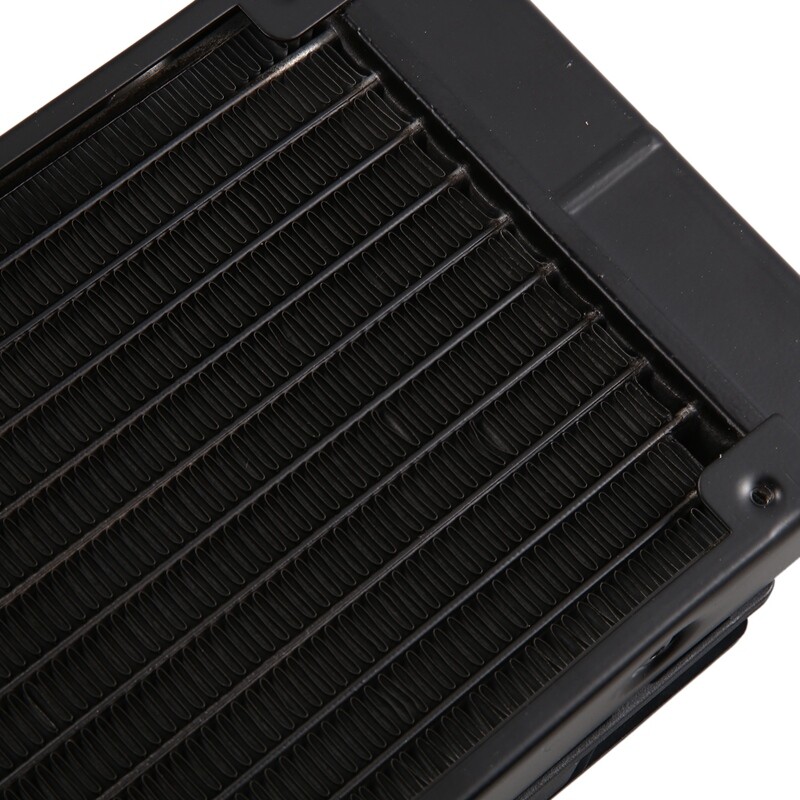 Aluminum 240mm 10 Pipe Water Cooling Cooled Row Heat Exchanger Radiator ...